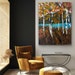 FALL LANDSCAPE PAINTING, Tree, Modern,abstract, Original, Painting on ...