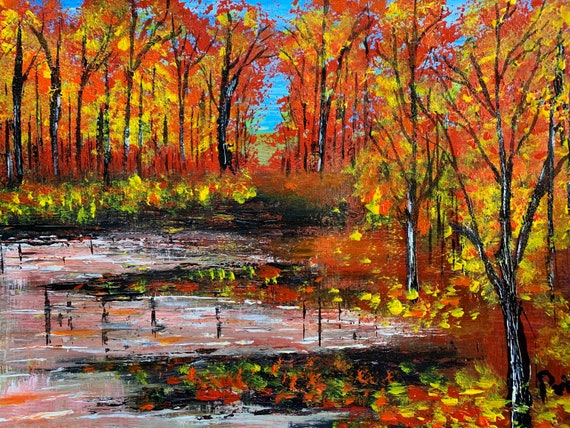 Abstract Fall Paintings