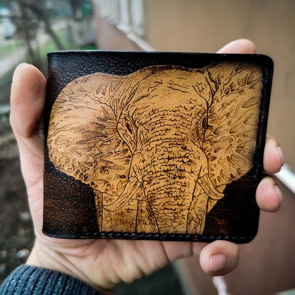 Elephant Wallet - Etsy