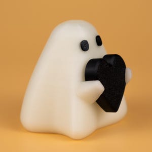 Glowing Ghosty the Adorable Glow-in-the-dark Ghost Figurine With a BIG ...