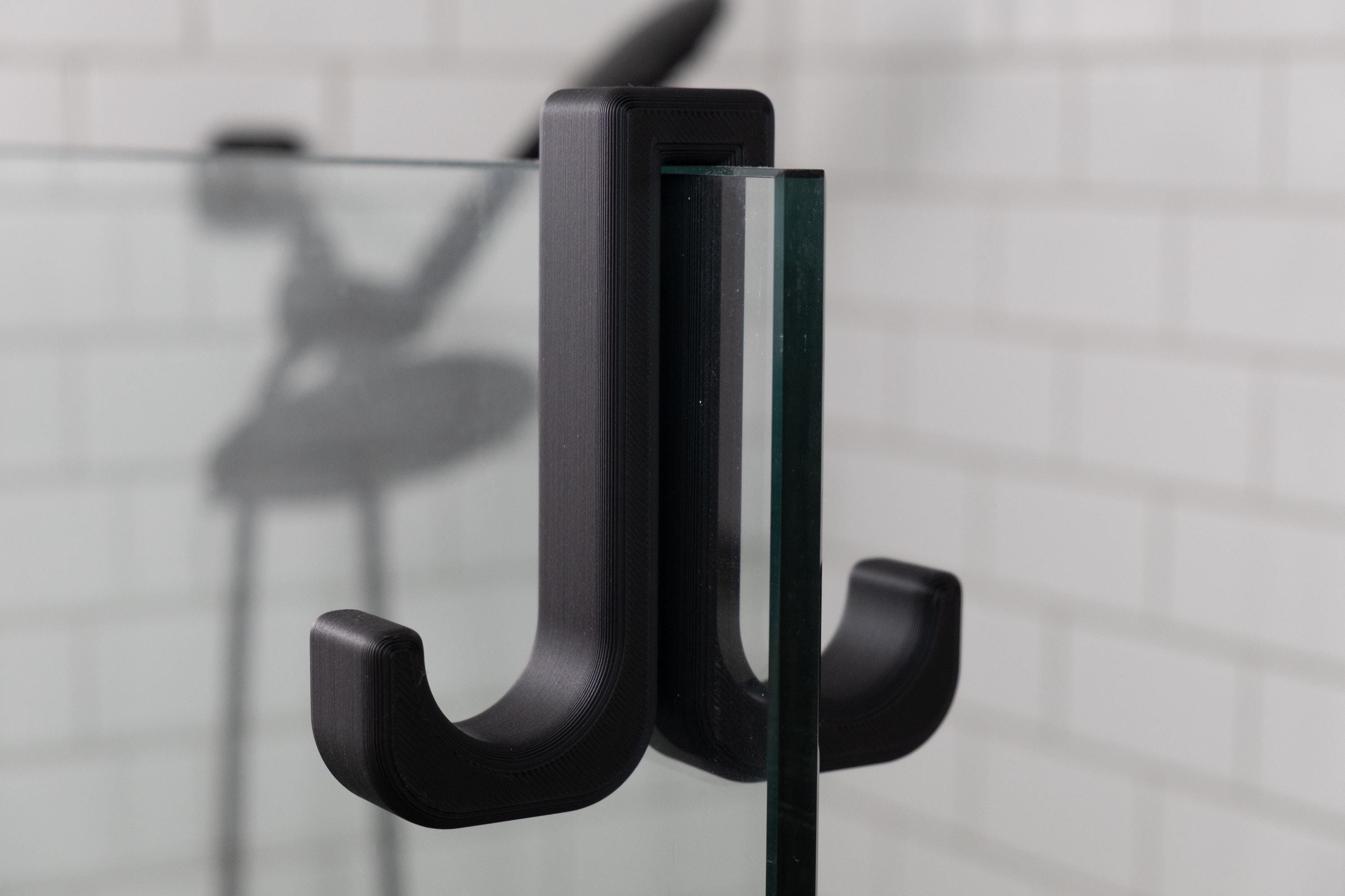 Inches | Sturdy Shower Hook for Glass Shower Walls | Towel Hooks ...