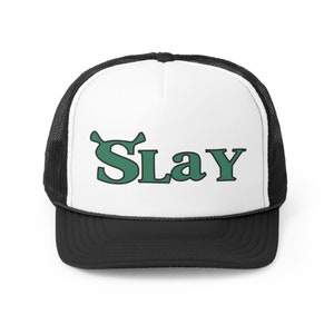 Shrek Hats, Slay, Trucker Caps, Bachelorette Party Hats - Etsy