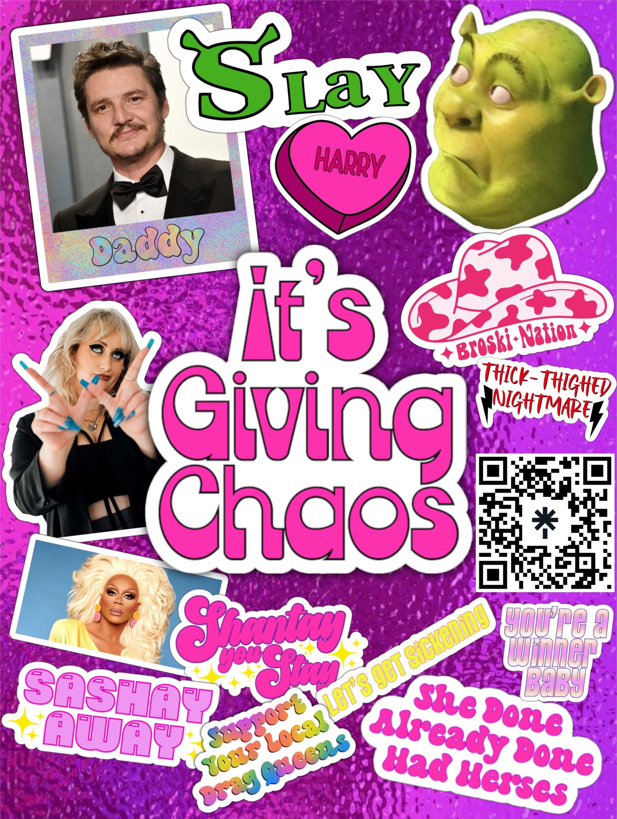 Rupaul Sticker, Shantay You Stay, Drag Race, Rupaul - Etsy