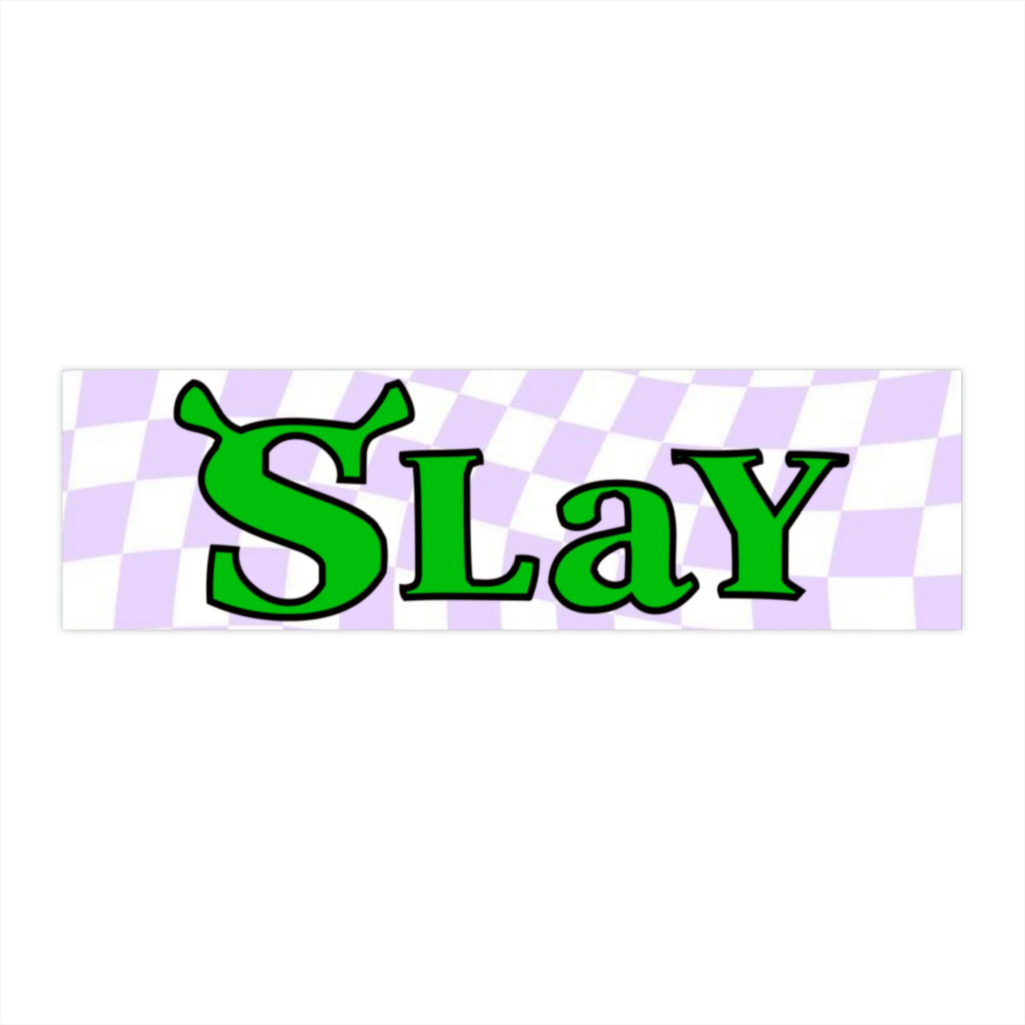 Shrek Bumper Sticker, Slay, Shrek, Car Sticker - Etsy