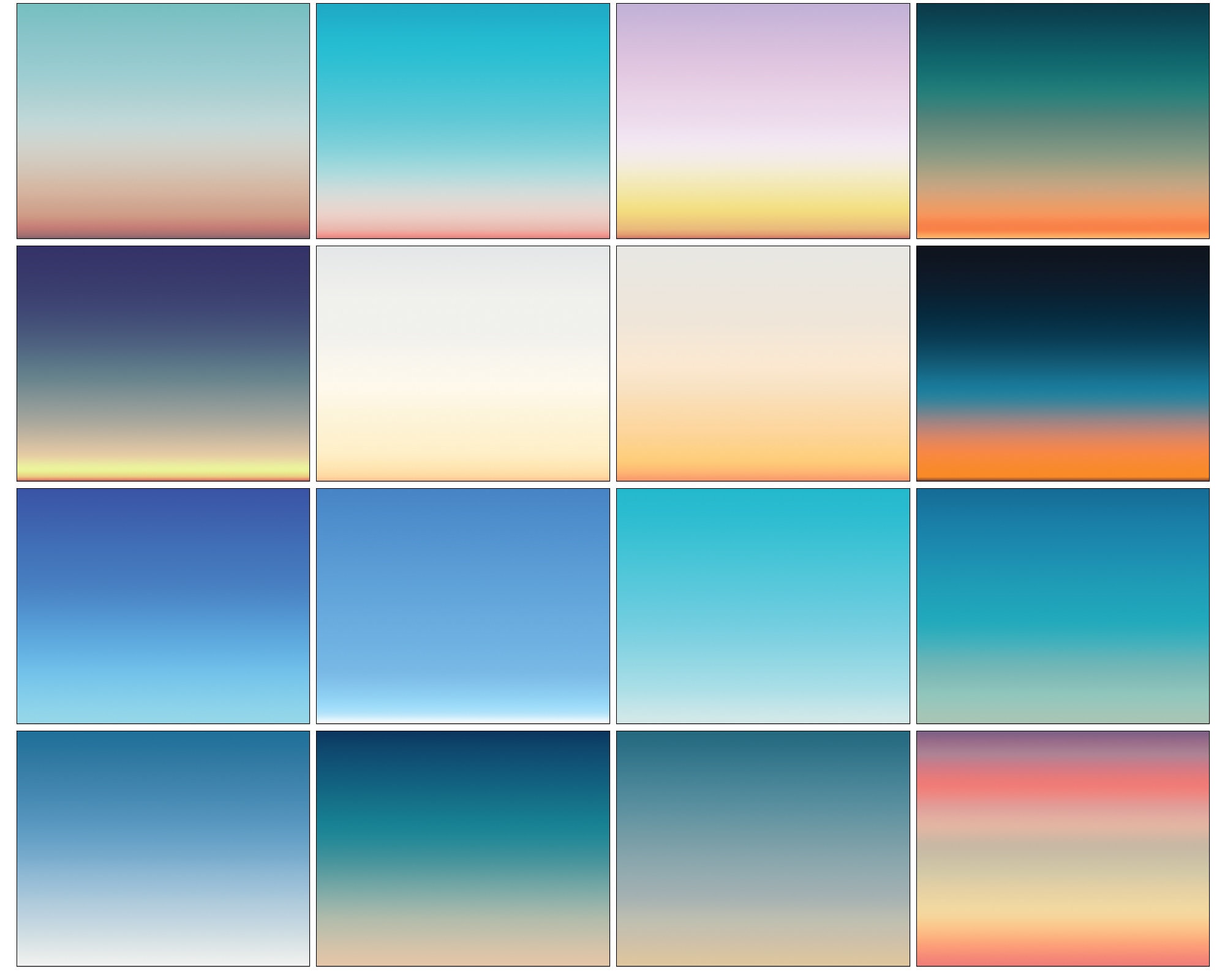 70 Gradient Sky Overlays Photo Gradients Photoshop | Etsy