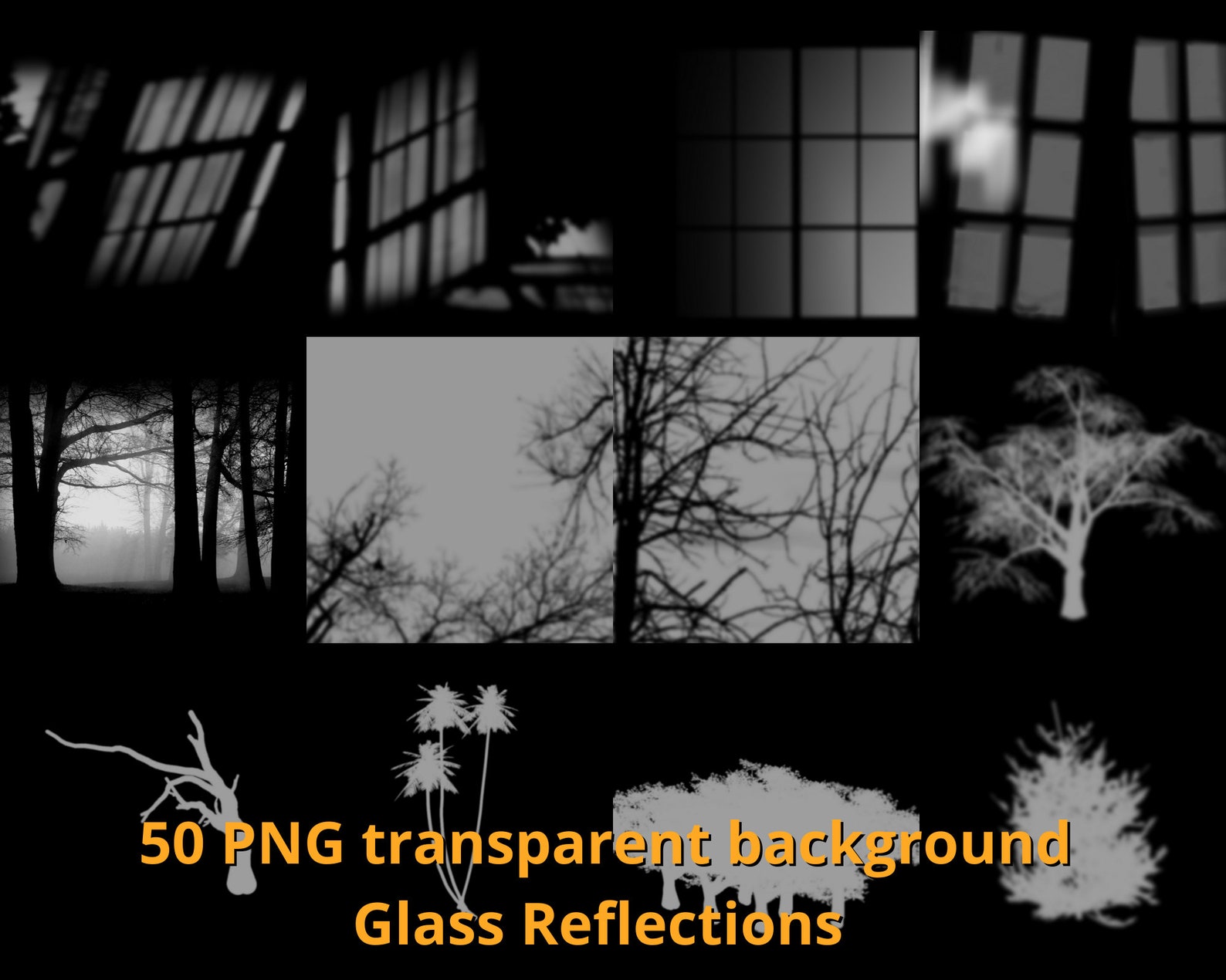 Glass Reflection PNG Window Reflection Overlay Glass - Etsy