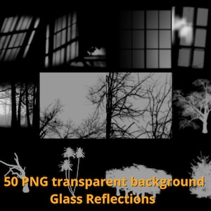 Glass Reflection PNG, Window Reflection Overlay, Glass Reflecting Light ...
