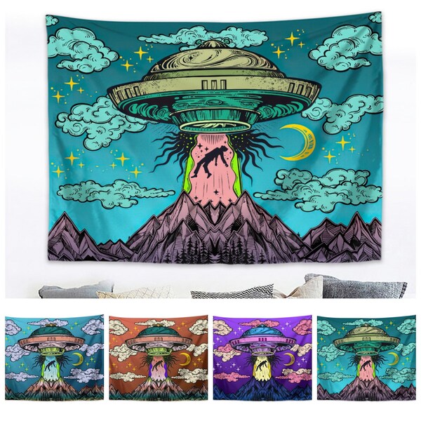 Ufo Tapestry - Etsy