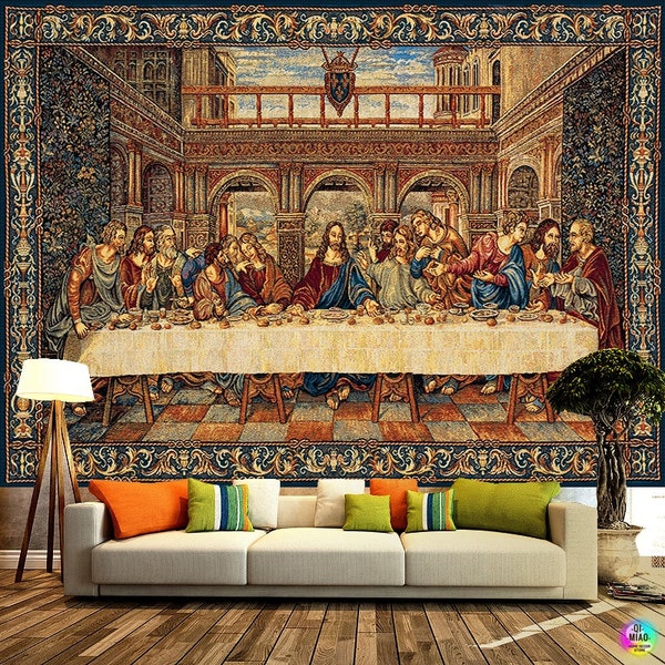 Last Supper Tapestry - Etsy