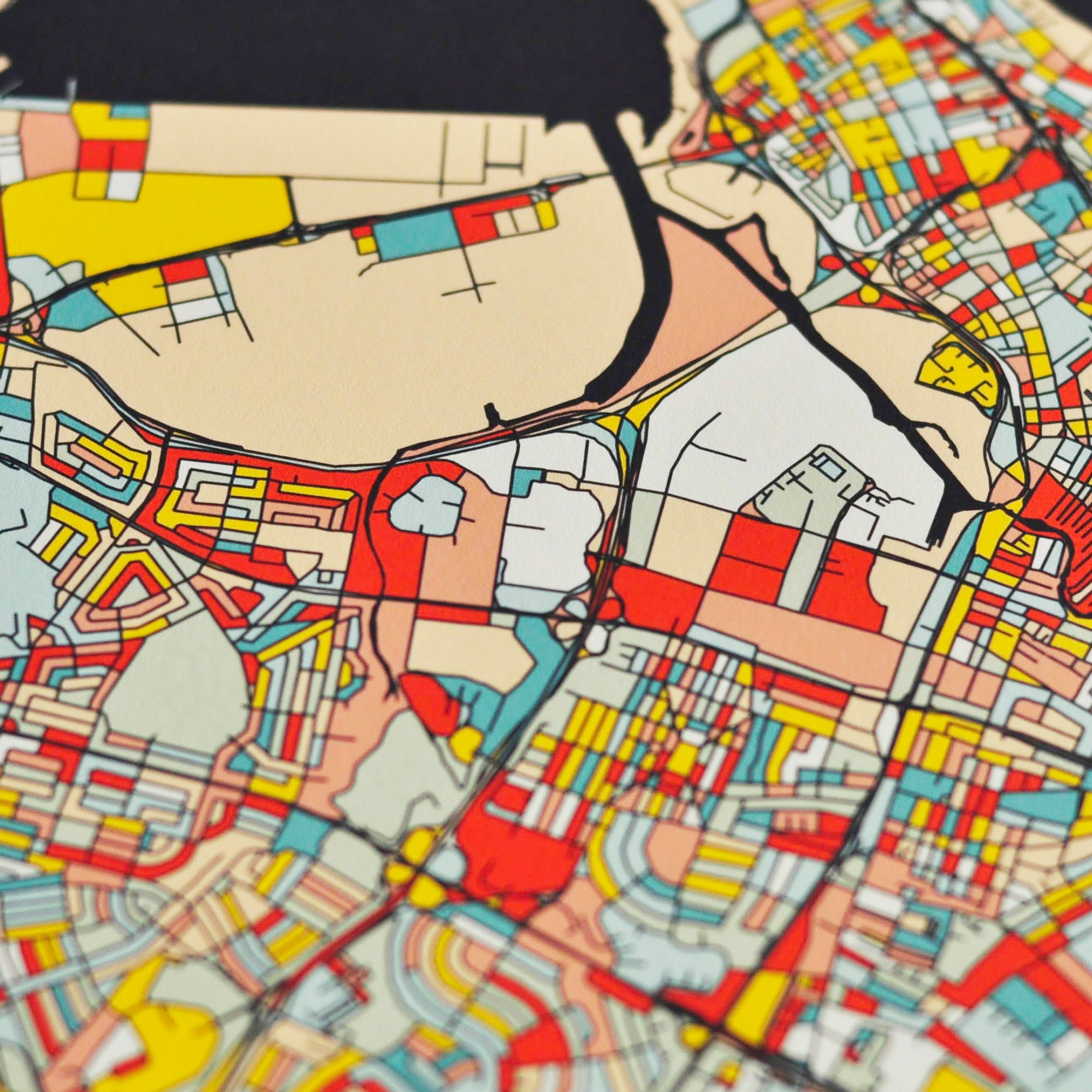 TIERGARTEN PARK BERLIN 19x13 Map Fine Art | Etsy