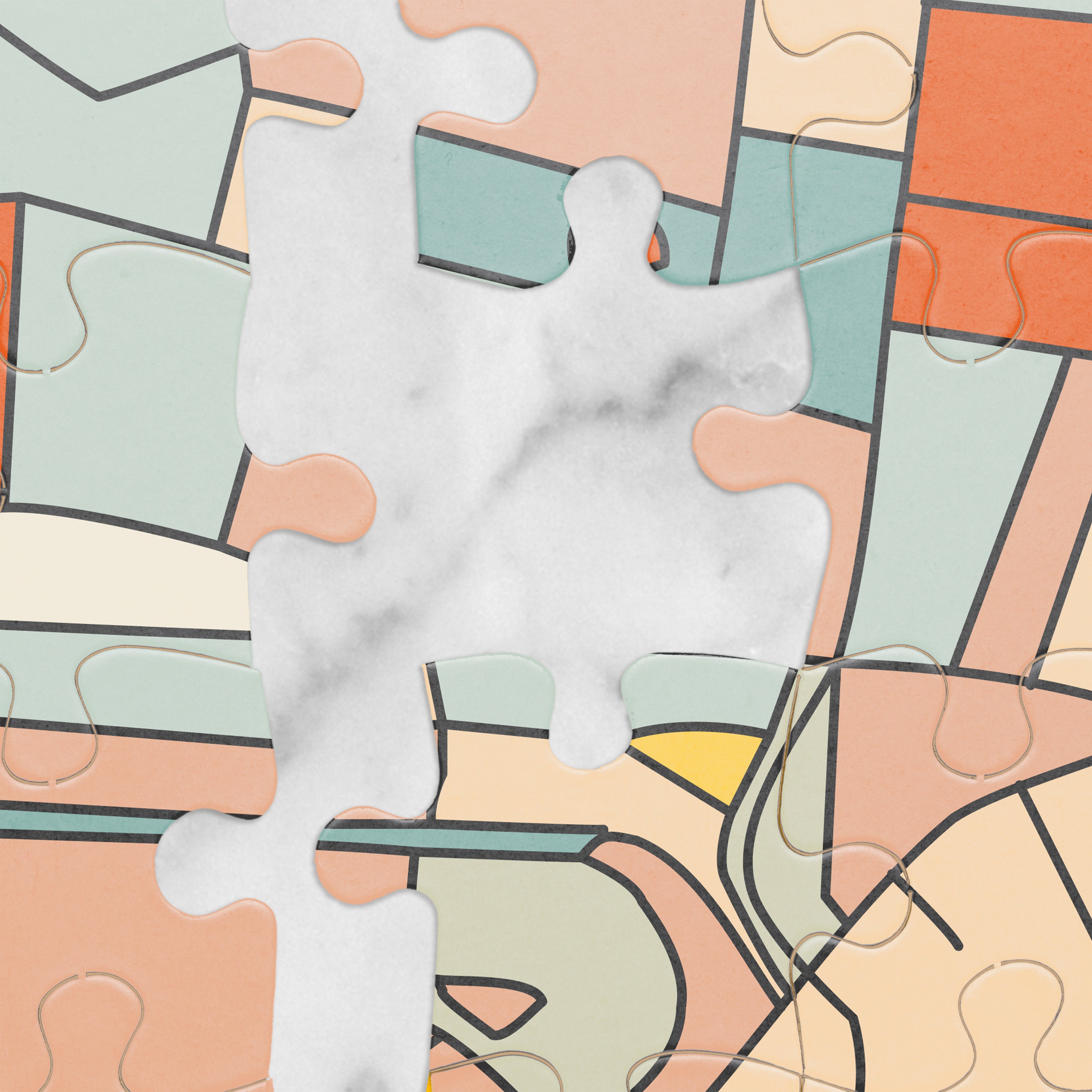 PUZZLE DALLAS TEXAS Street Map 520 Piece Premium Jigsaw | Etsy