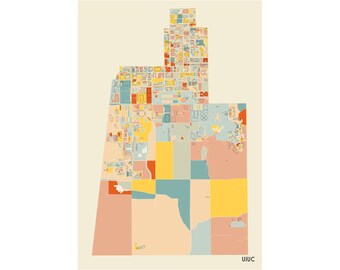 WILLIAMSBURG BROOKLYN MAP Fine Art Giclée Print Museum - Etsy
