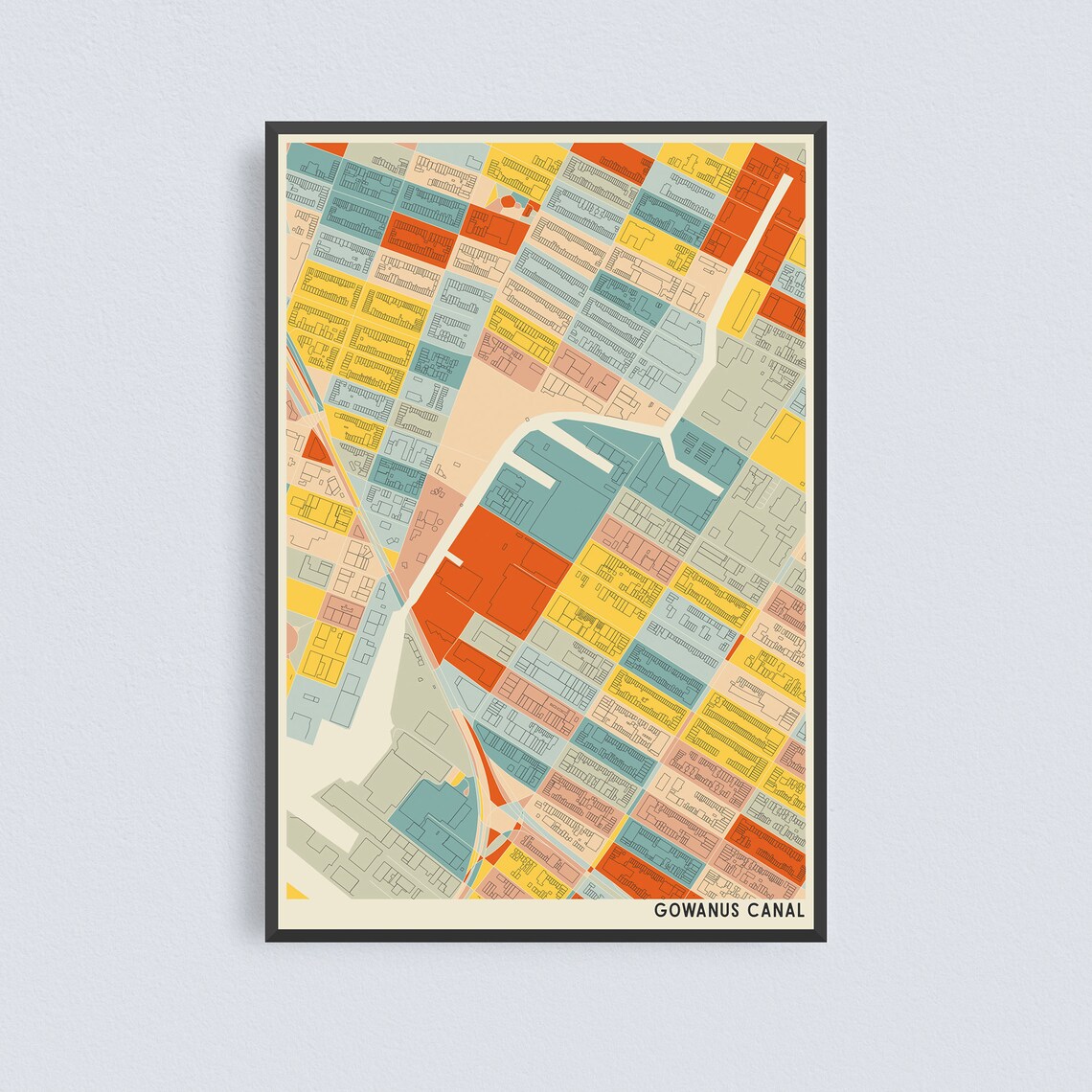 GOWANUS BROOKLYN MAP Fine Art Giclée Print Museum Quality | Etsy