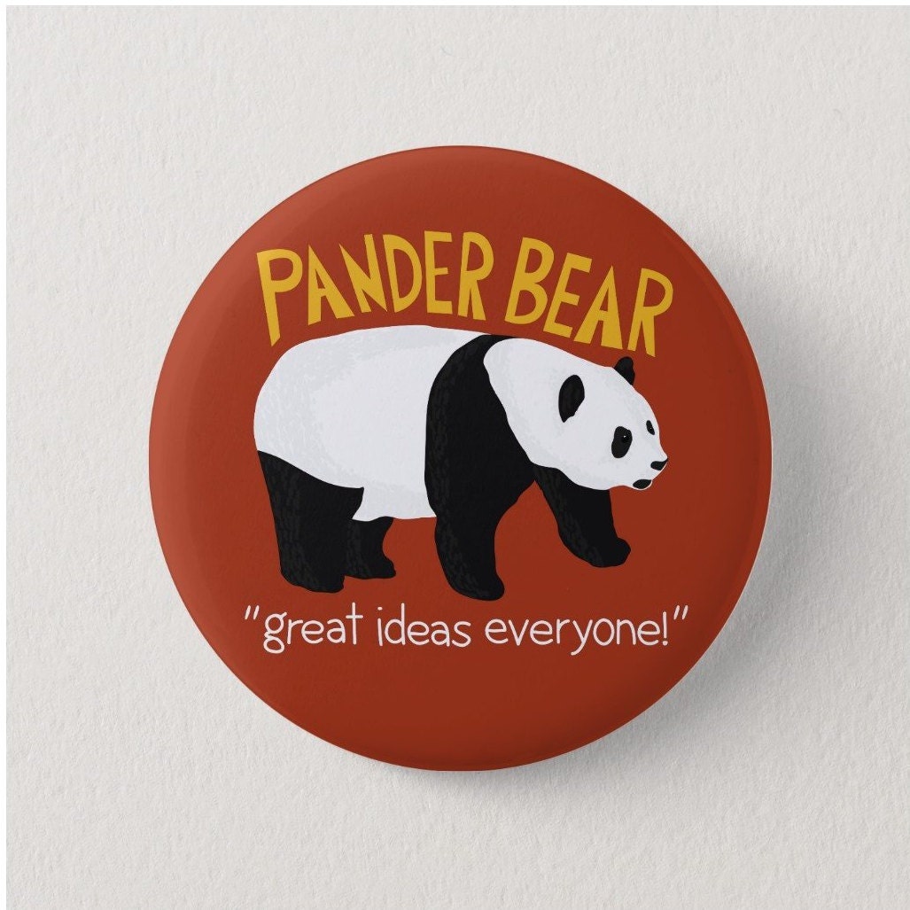 Pander Bear Encourages You 2.25 Button - Etsy