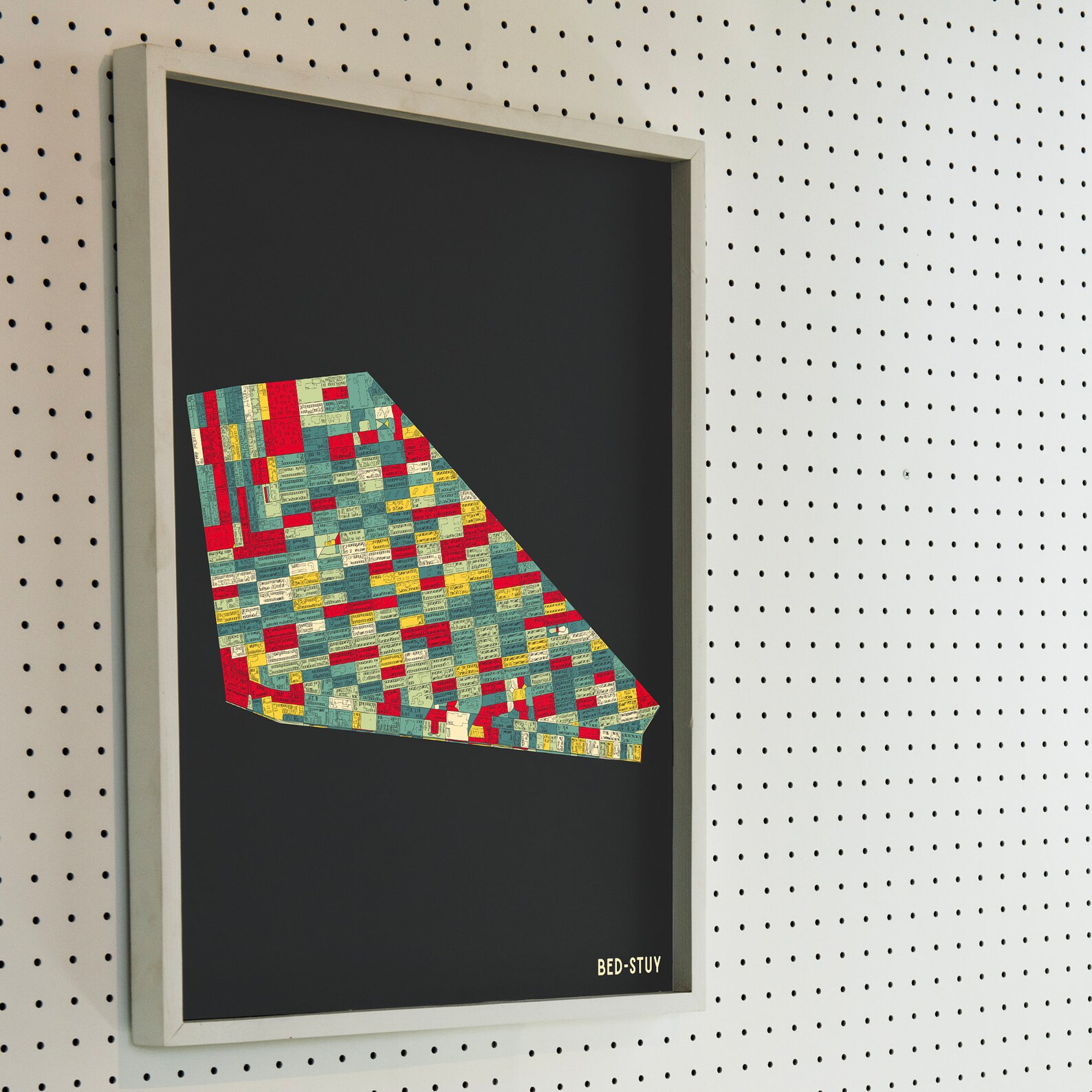 BED-STUY BROOKLYN Map Fine Art Giclée Print Museum Quality | Etsy