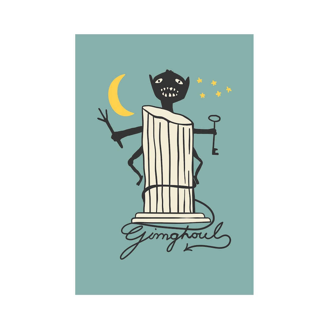 The UNC Gimghoul Devil - Fine Art Giclée Print - Museum Quality - Etsy