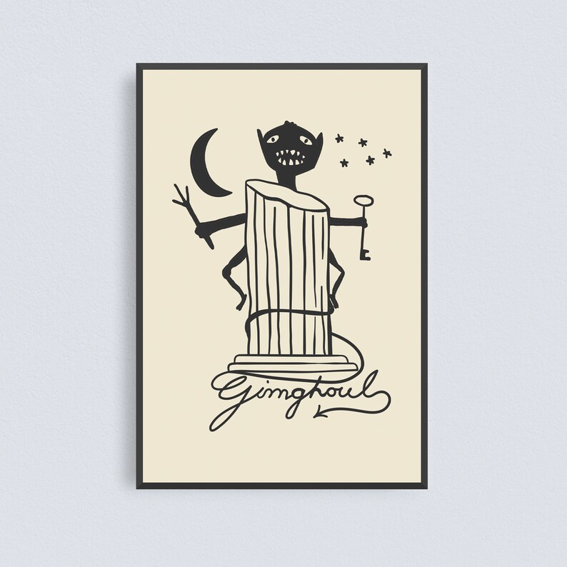 The UNC Gimghoul Devil - Fine Art Giclée Print - Museum Quality - Etsy