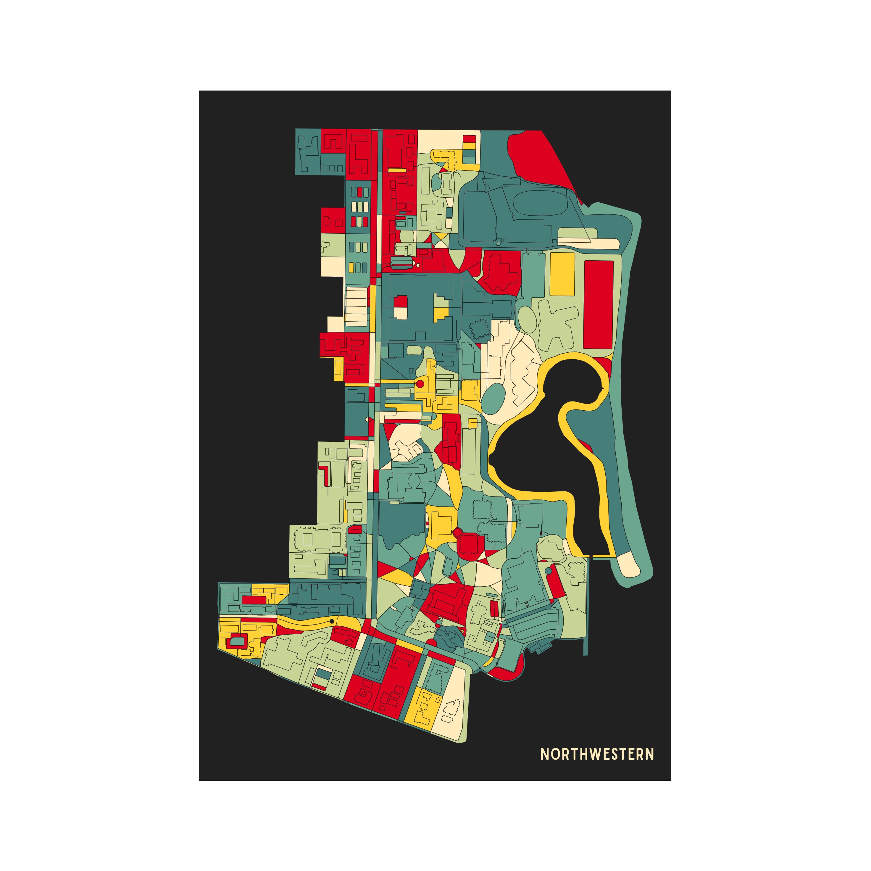 Northwestern University Campus Map
