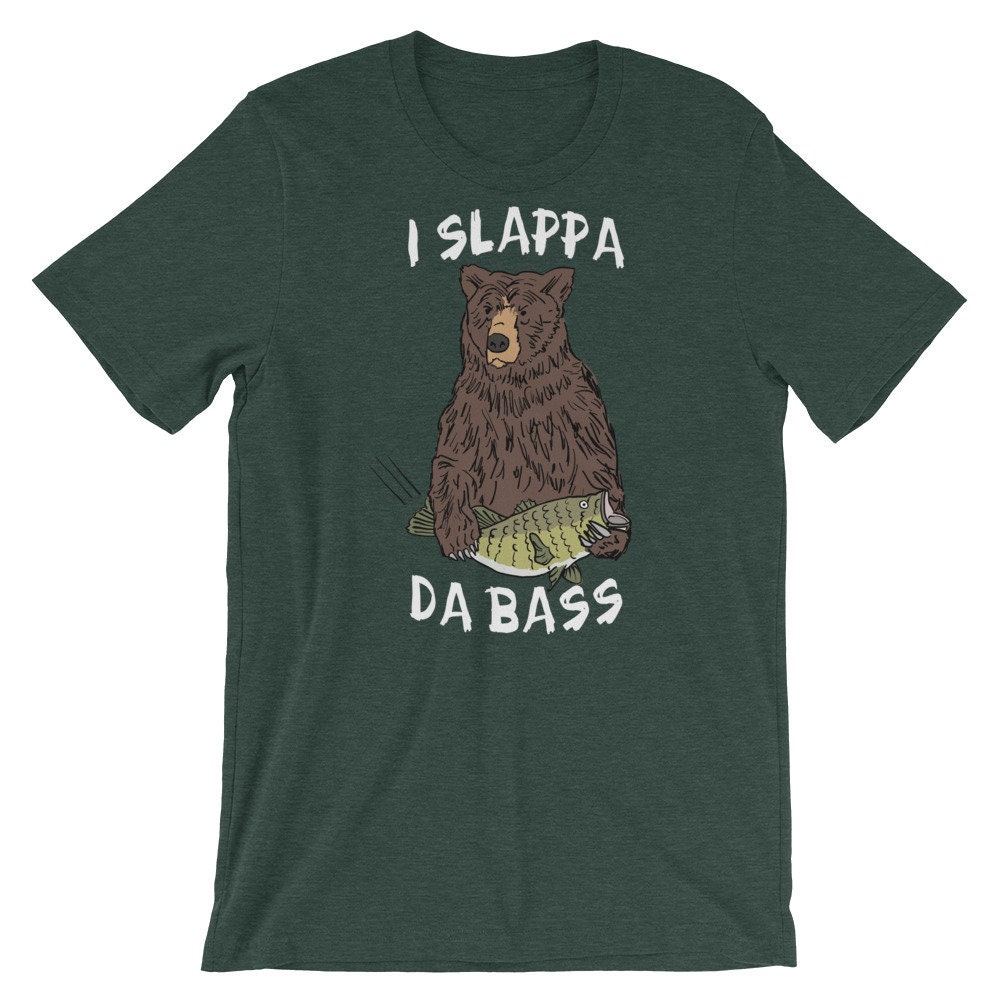 I Slappa Da Bass bear Playing Bass T-shirt | Etsy