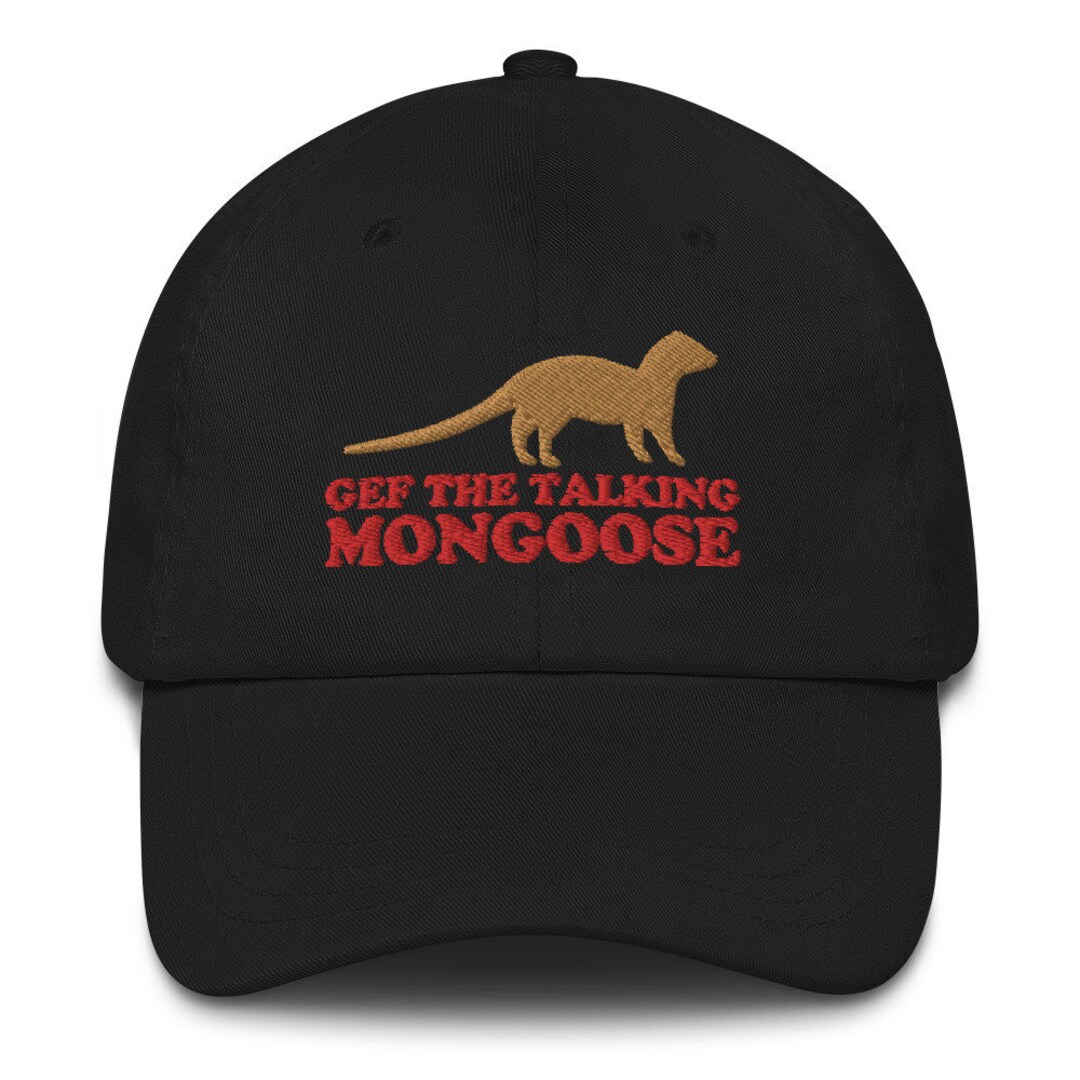Gef the Talking Mongoose | Embroidered Hat - Etsy