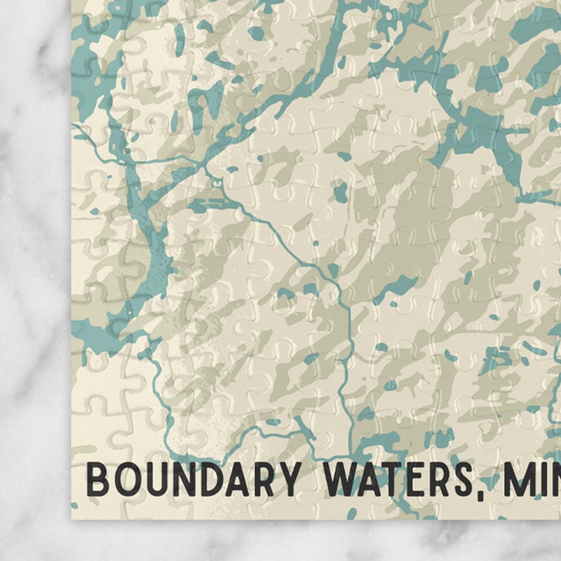 Boundary Waters Map - Etsy