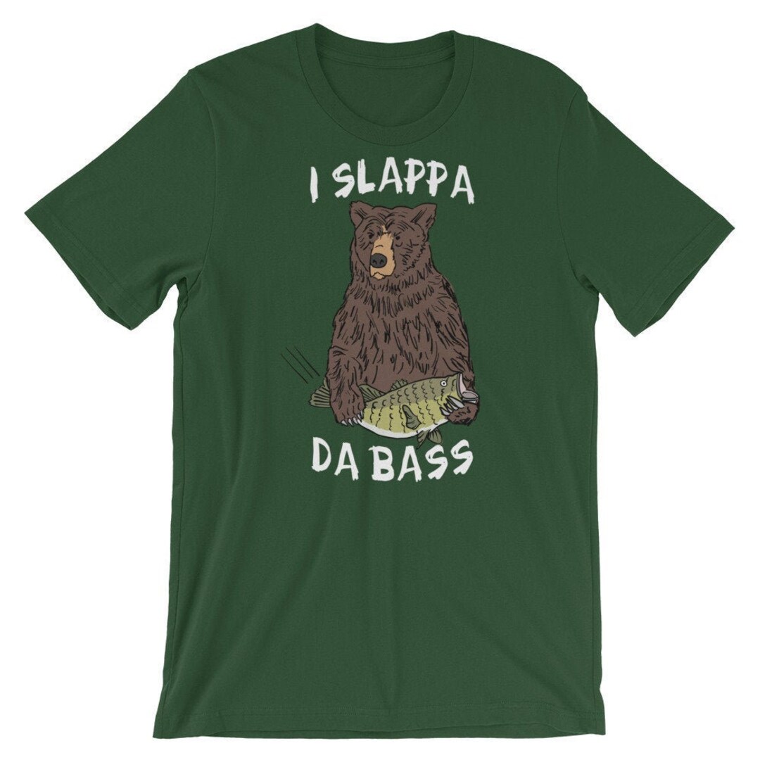 I Slappa Da Bass bear Playing Bass T-shirt - Etsy