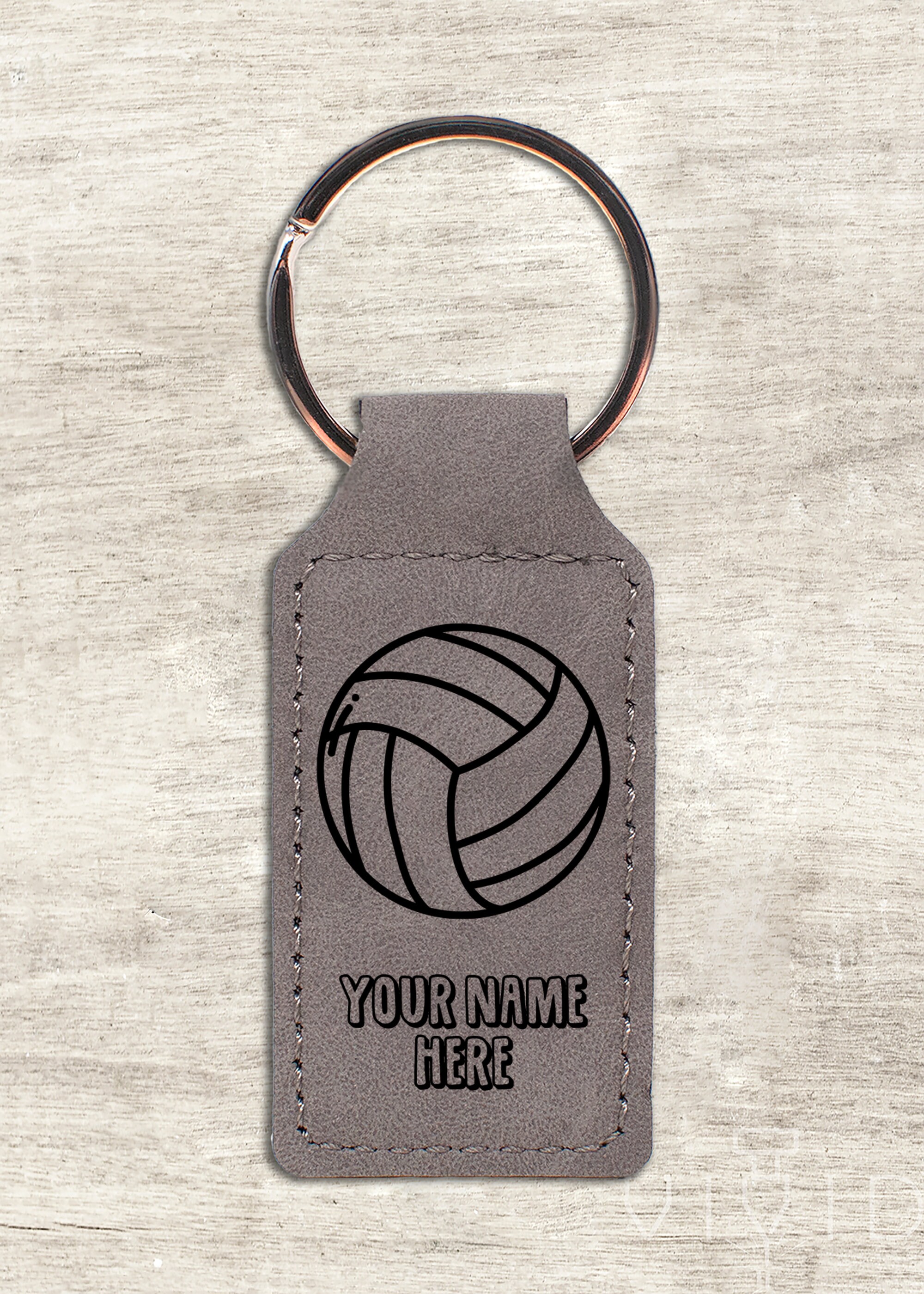 Personalized Volleyball Keychain Custom Gift for Volleyball | Etsy