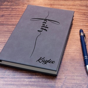 Faith Journal With Cross Custom Prayer Journal Personalized - Etsy