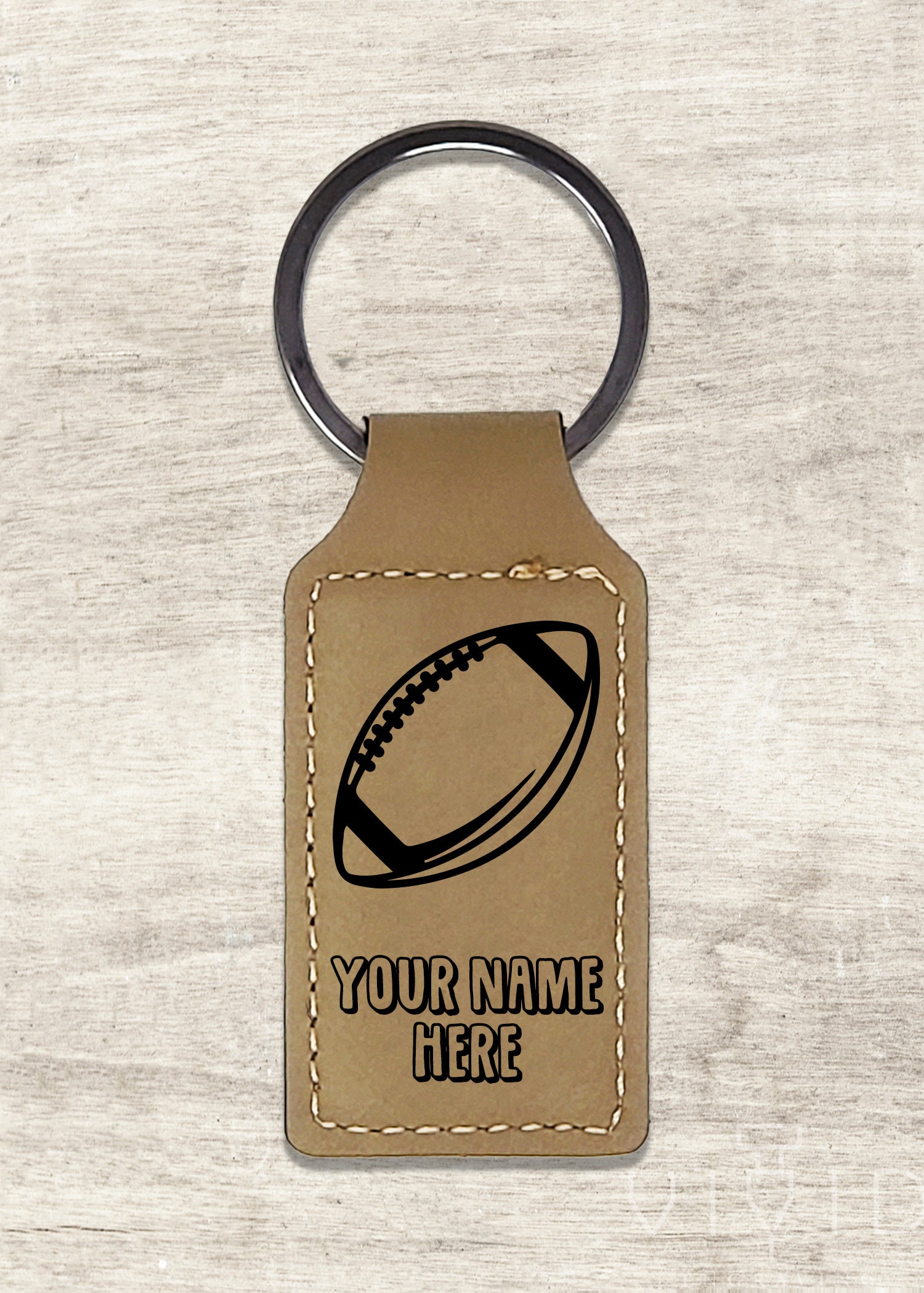 Personalized Football Keychain - Custom Gift for Football Coach ...