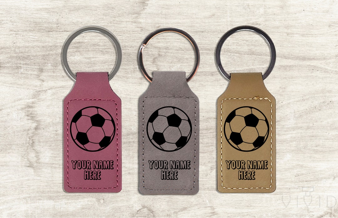 Personalized Soccer Keychain - Custom Gift for Soccer Coach, Soccer ...