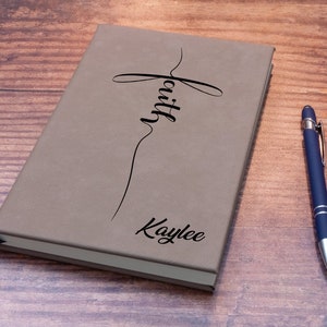 Faith Journal With Cross Custom Prayer Journal Personalized - Etsy