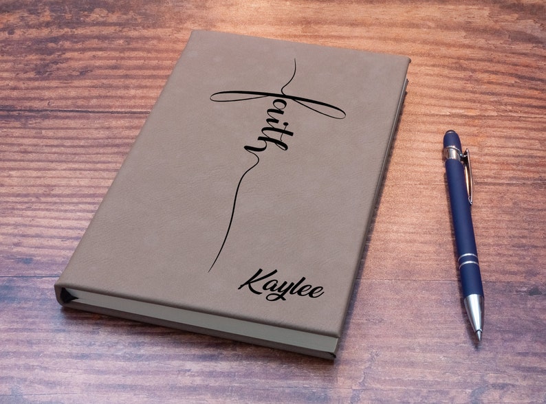 Faith Journal With Cross Custom Prayer Journal Personalized - Etsy