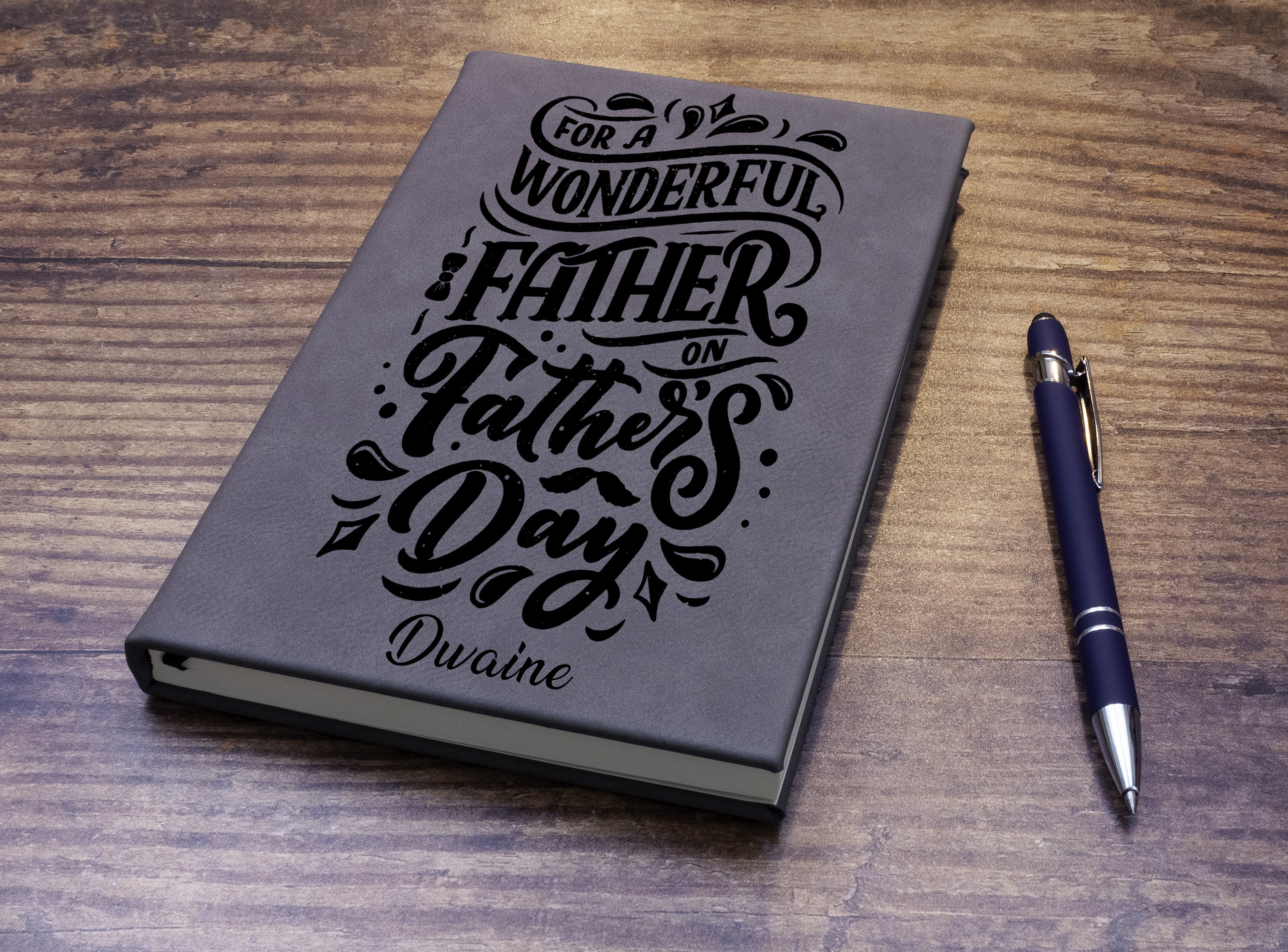 Custom leather Journal for fathers day Personalized leather | Etsy