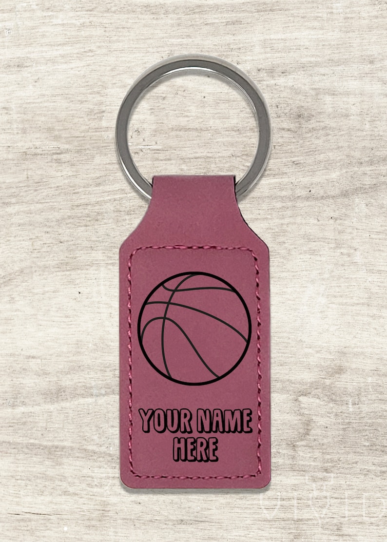 Personalized Basketball Keychain - Custom Gift for Basketball Coach ...