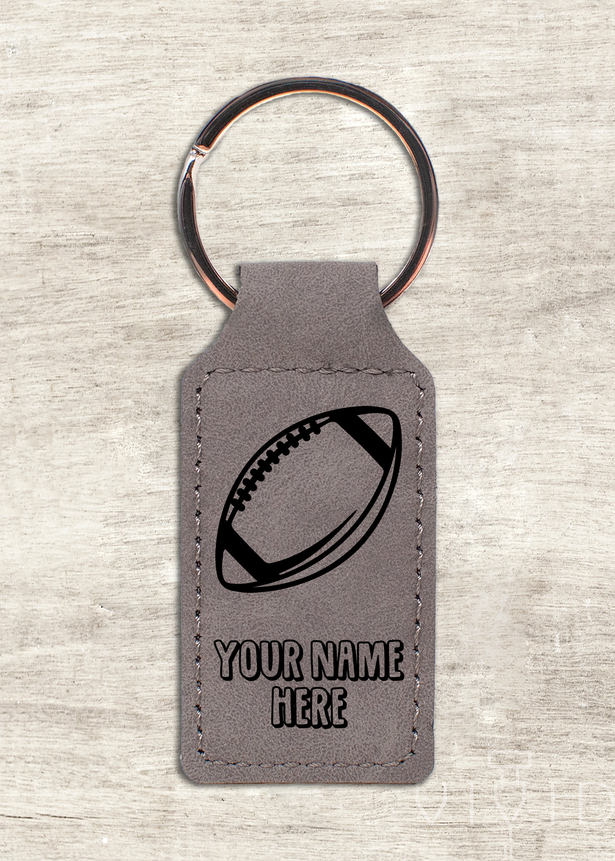 Personalized Football Keychain - Custom Gift for Football Coach ...