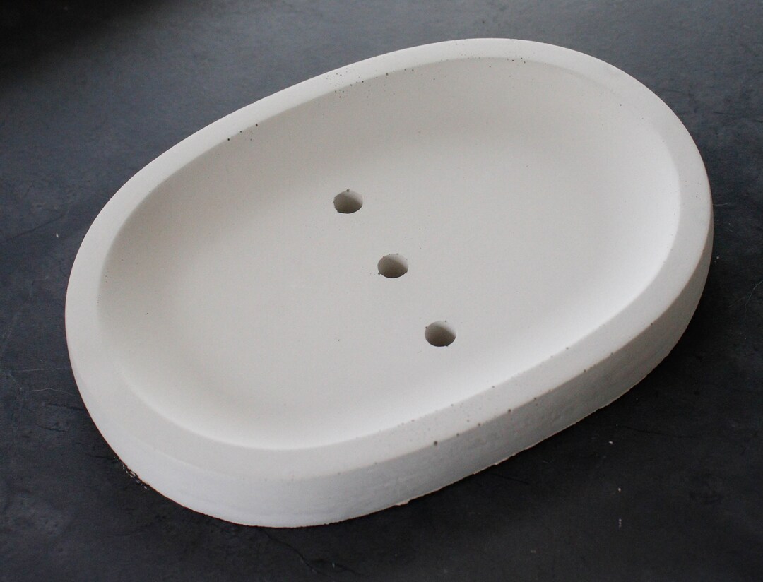 Cement Soap Dish for Bath or Kitchen, Concrete Soap Tray, Cement Dish ...