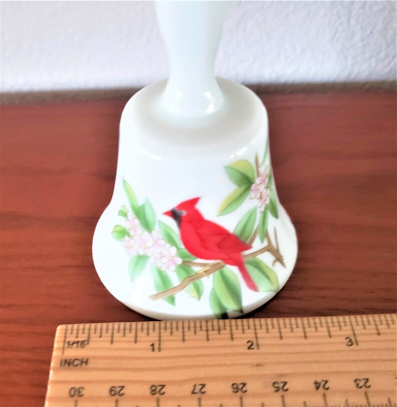Lefton Cardinal #02599 4" Tall Porcelain Bell - Etsy