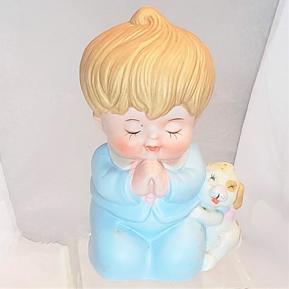 Precious Moments Boy Praying Cartoon