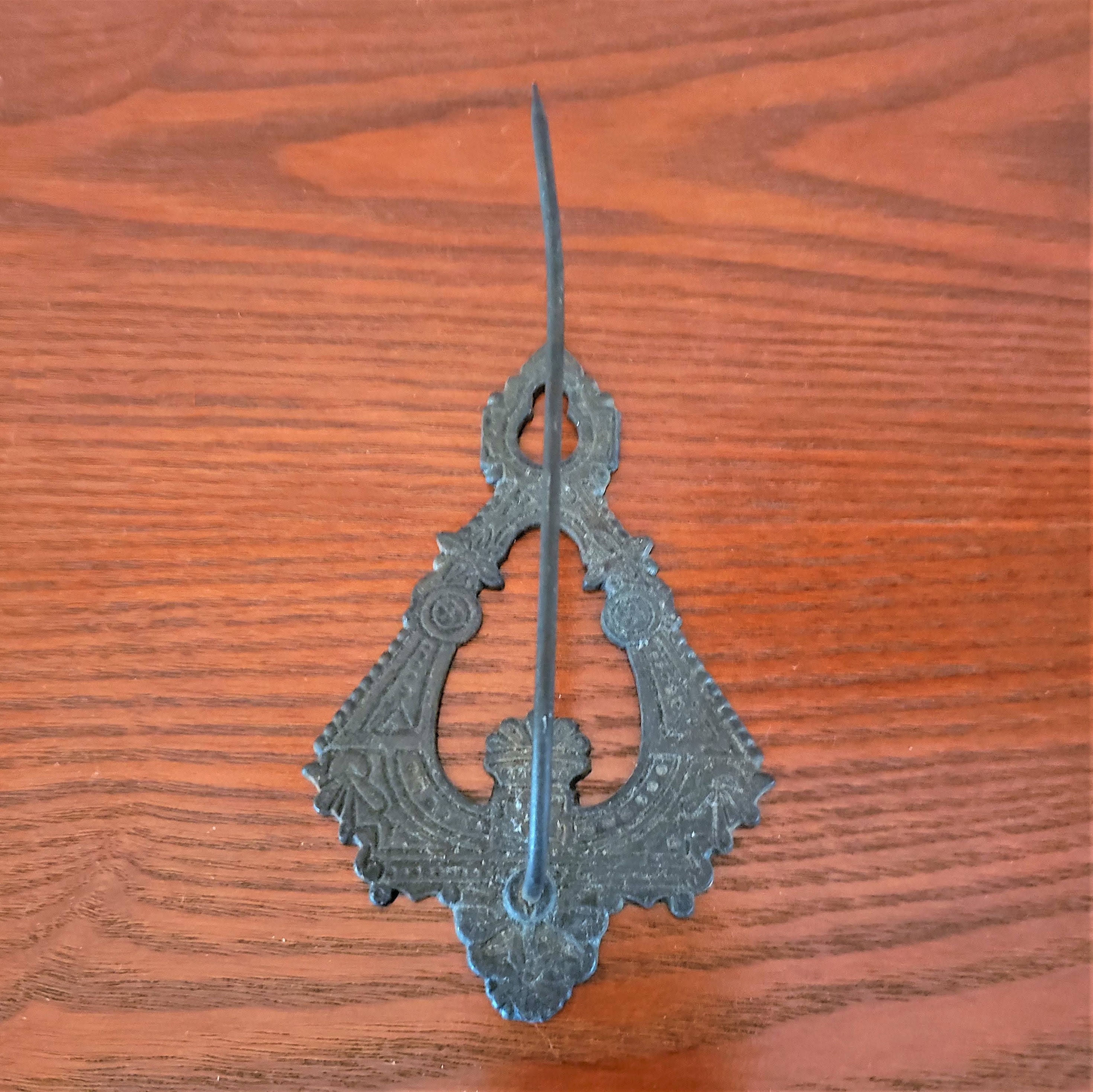 Antique Wrought Iron Wall Mount Bill Receipt or Note Spike - Etsy