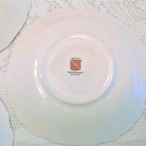 My-oh-my!! Rare Staffordshire Myott Vandyke Set of Five 6 1/4" Saucers ...