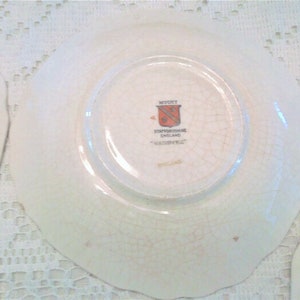 My-oh-my!! Rare Staffordshire Myott Vandyke Set of Five 6 1/4" Saucers ...
