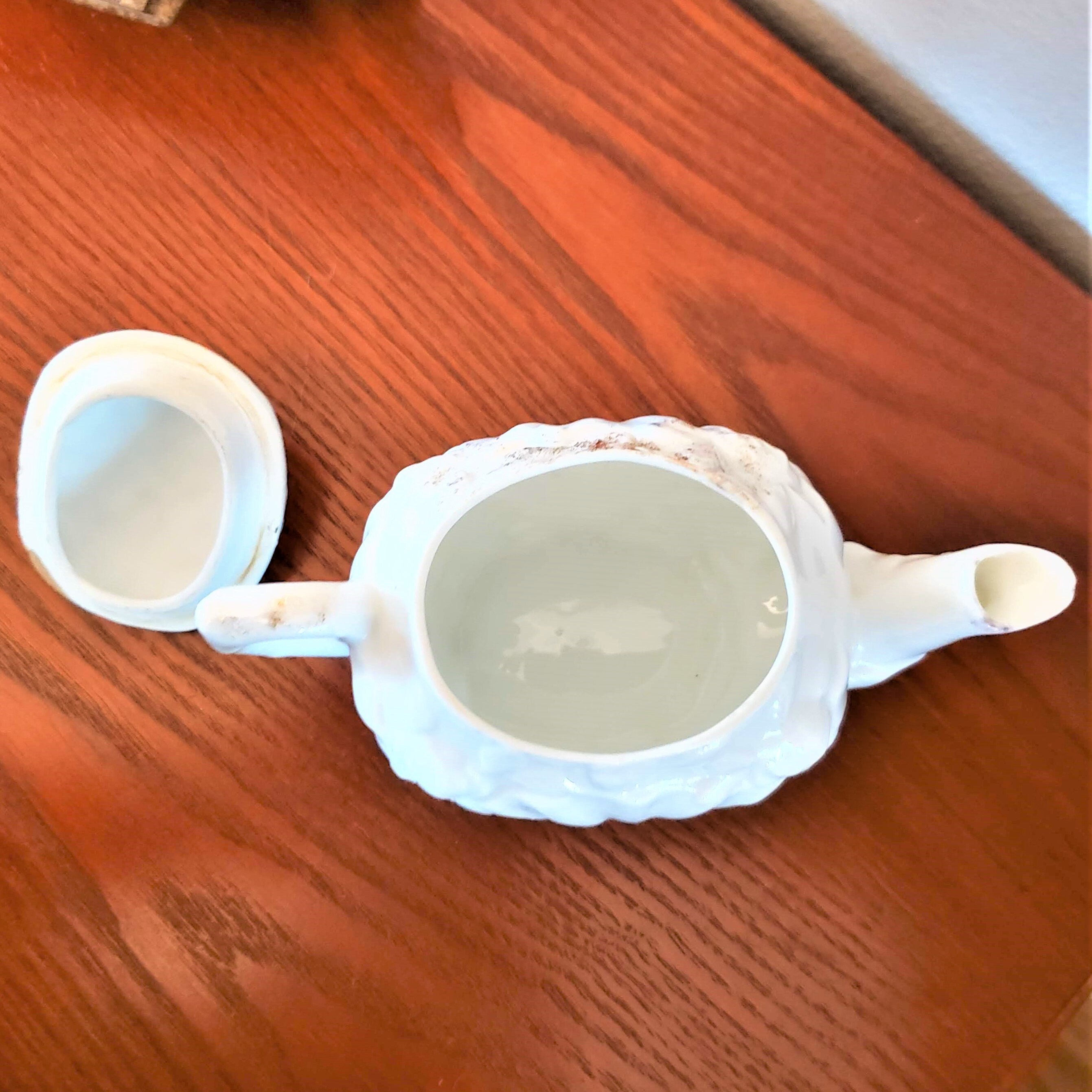 Small Sea Shell Shaped Tea Pot Unmarked - Etsy