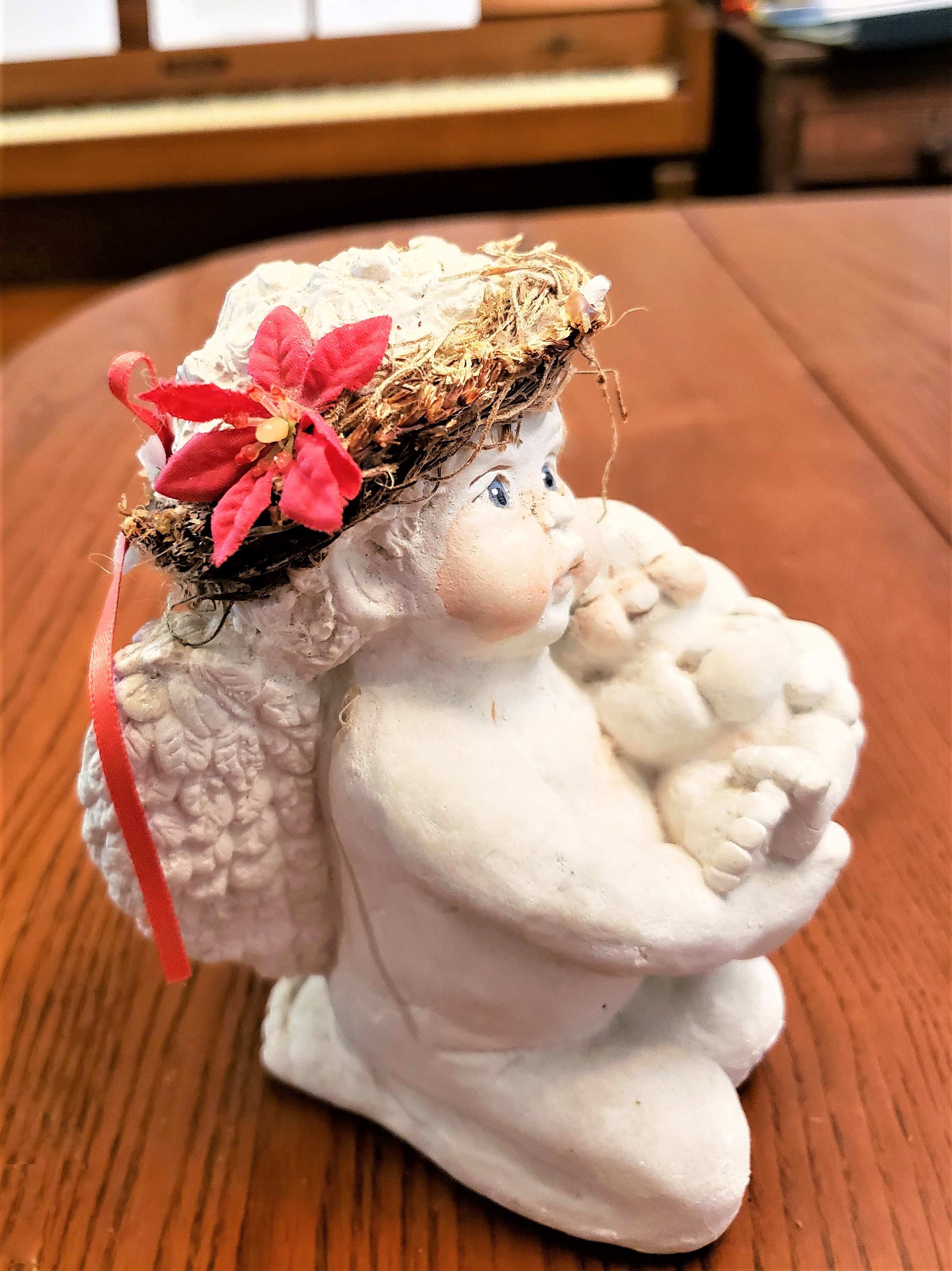 Cast Art Industries 1991 "dreamsicles" Angel Holding Baby Angel ...