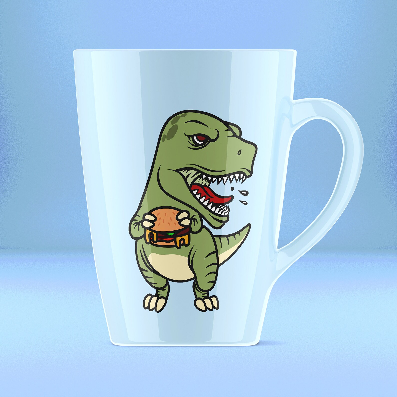 Dinosaur Burger SVG, Dinosaur Burger, Dino Love Burger Cricut, Dinosaur ...