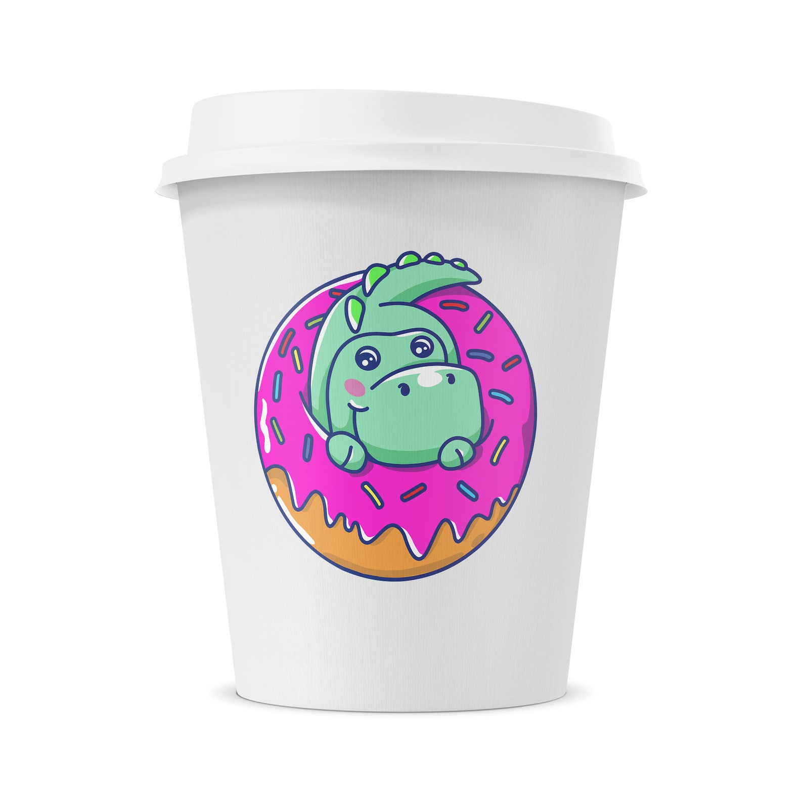 Dinosaur Donut SVG Dino Donut SVG Dino & Donut (Instant Download) - Etsy