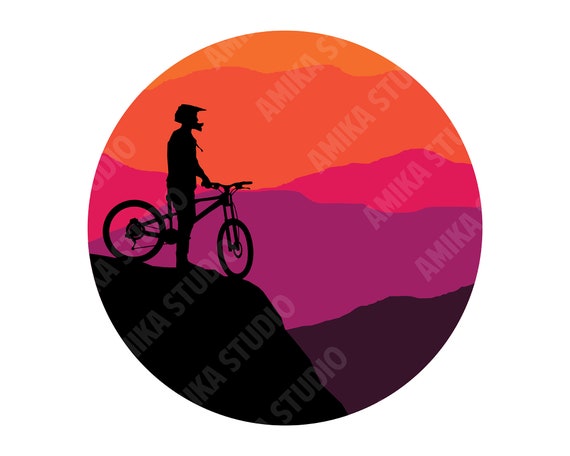 Mountain Bike Logo Mountain Bike SVG Mtb Shirt Mtb Decal | Etsy