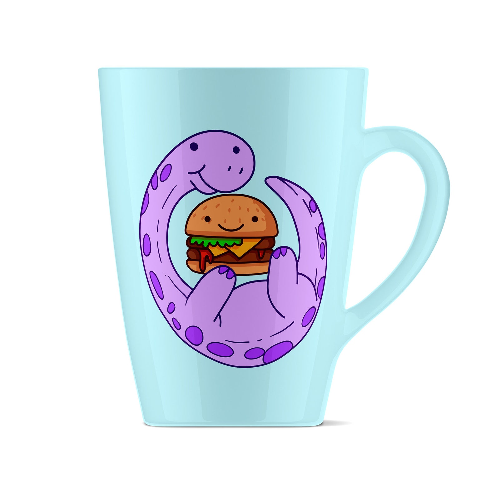 Dinosaur Burger SVG, Dino Burger SVG, Dino & Burger, Dinosaur and ...