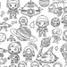 Giant Space Adventure Coloring Poster, Giant Coloring Poster, Doodle ...