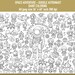 Giant Space Adventure Coloring Poster, Giant Coloring Poster, Doodle ...