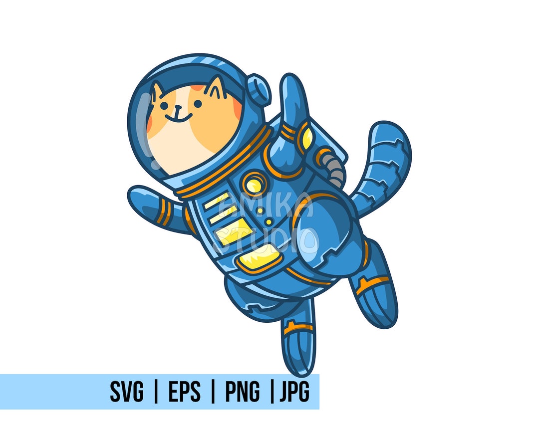 SVG Cat Astronaut, Catstronauts, Astronaut Cat, Cat Space, Astro Cat ...